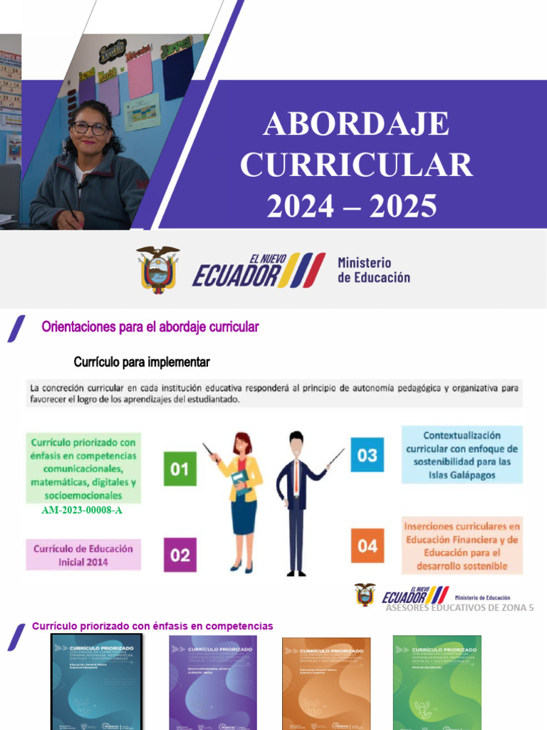 Abordaje Curricular 2024-2025 | PDF | Plan de estudios | Evaluación