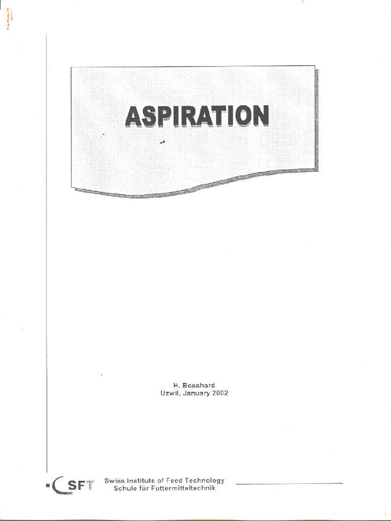 ASPIRATION | PDF