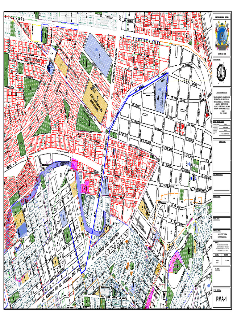 Plano Catastral de Juliaca-Pma-1 | PDF