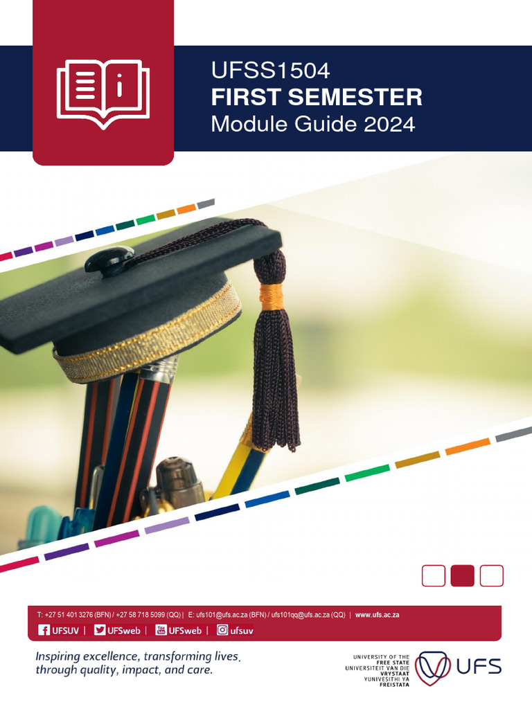 UFSS1504 Semester 1 Module Guide_2024 | Download Free PDF | Educational Technology | Icon ...