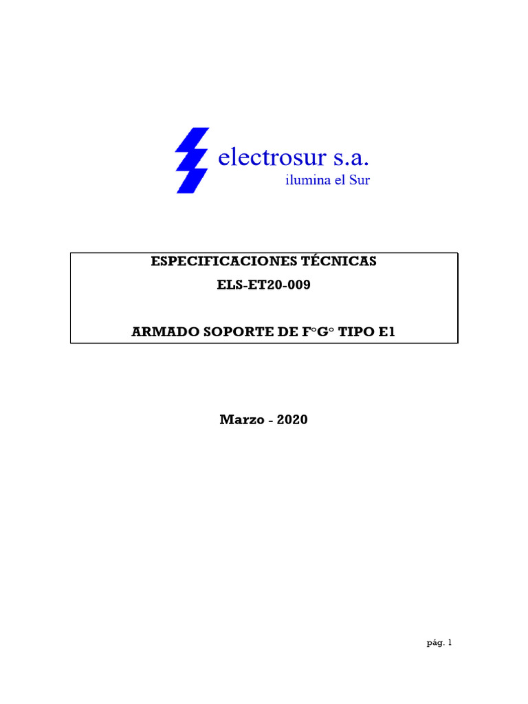 Especificaciones Técnicas Estructuras E1, E2, EE2 | PDF | Tornillo | Tuerca (Hardware)