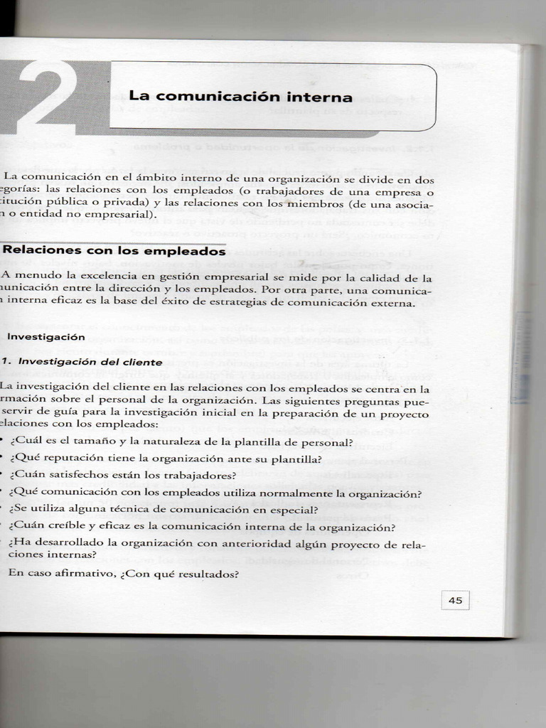 Comunicacion Interna | PDF