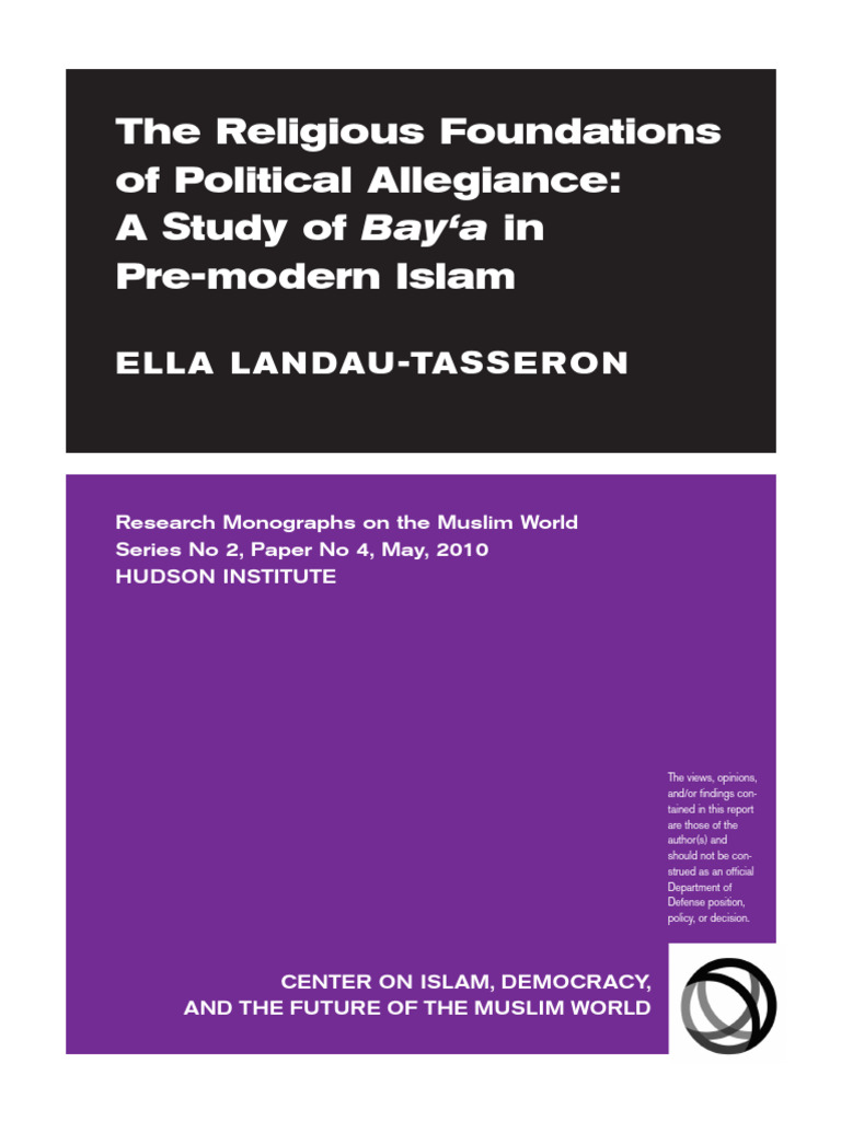 The Religious Foundations of Political A | PDF | God In Islam | Sunni Islam