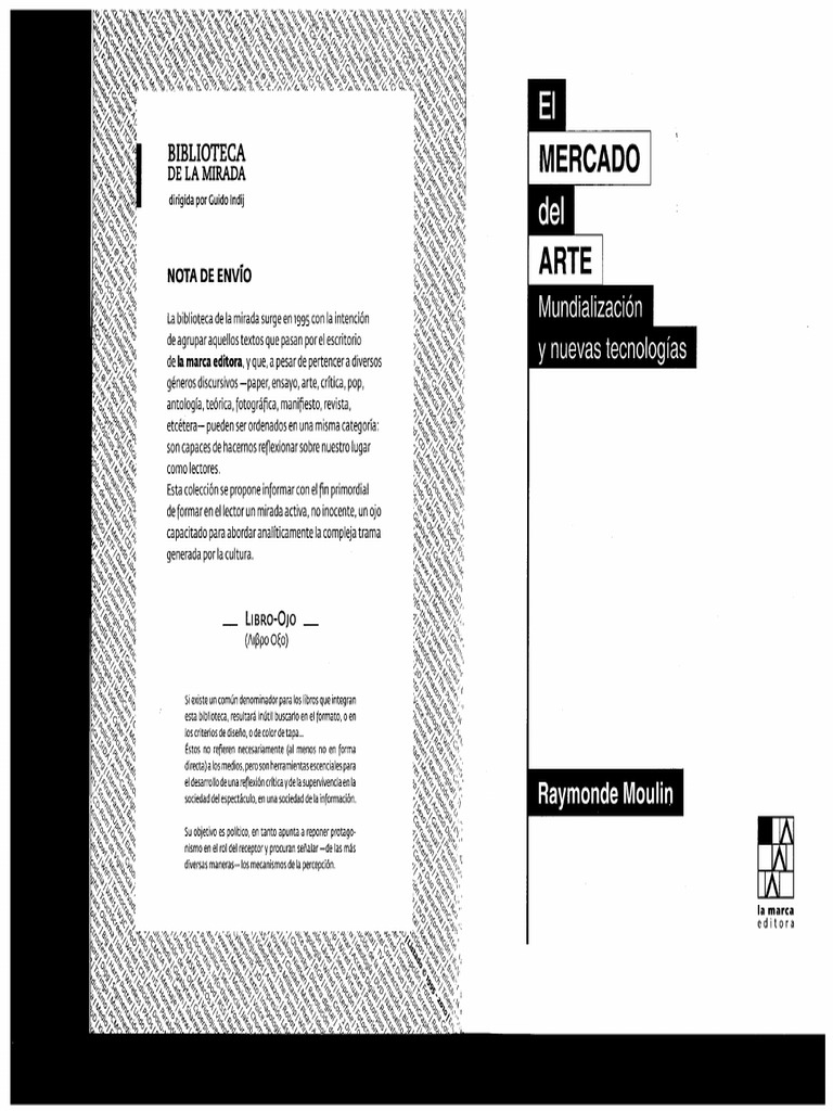 El Mercado Del Arte Raymonde Moulin Cap 1 | PDF