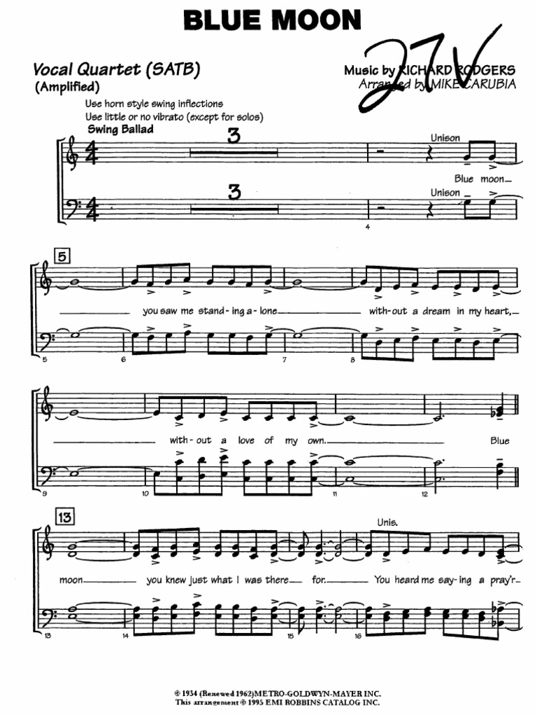 Bluemoonvocaljazzensemblewithbigband | PDF