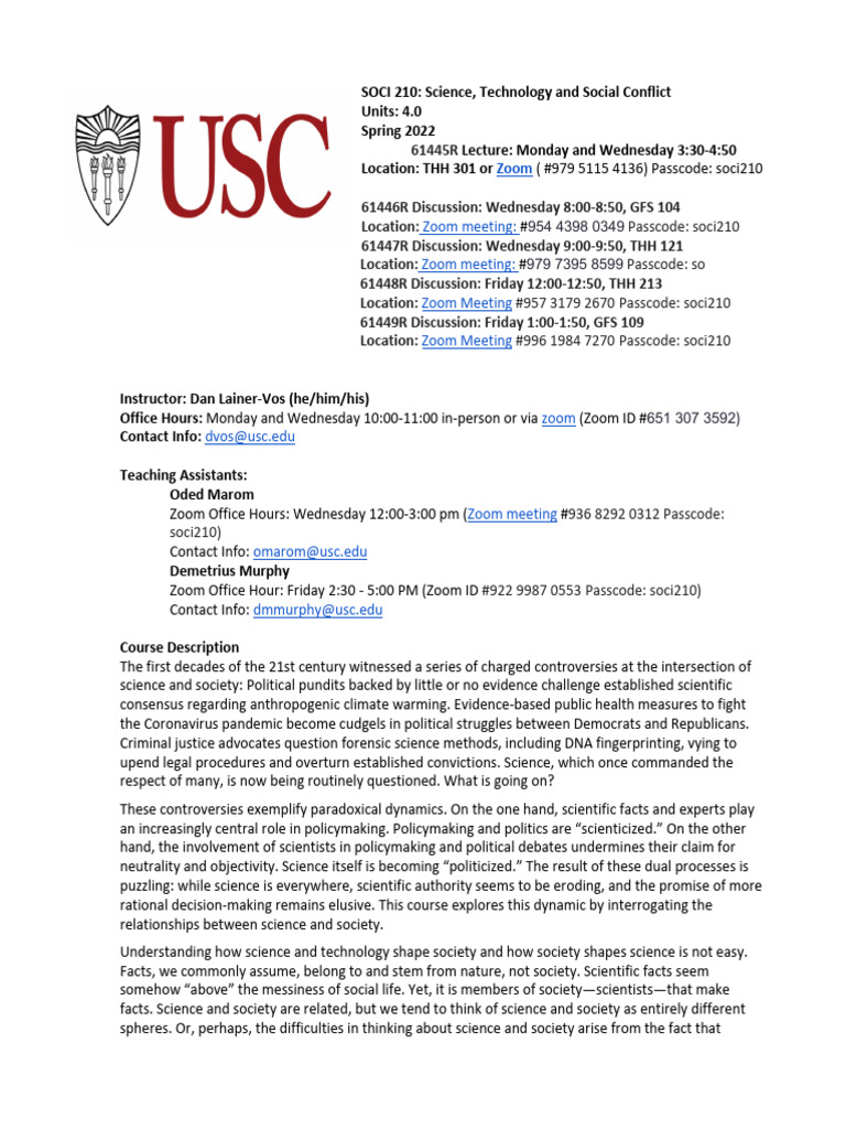 Science, Technology, and Society Course | PDF | Science | Essays