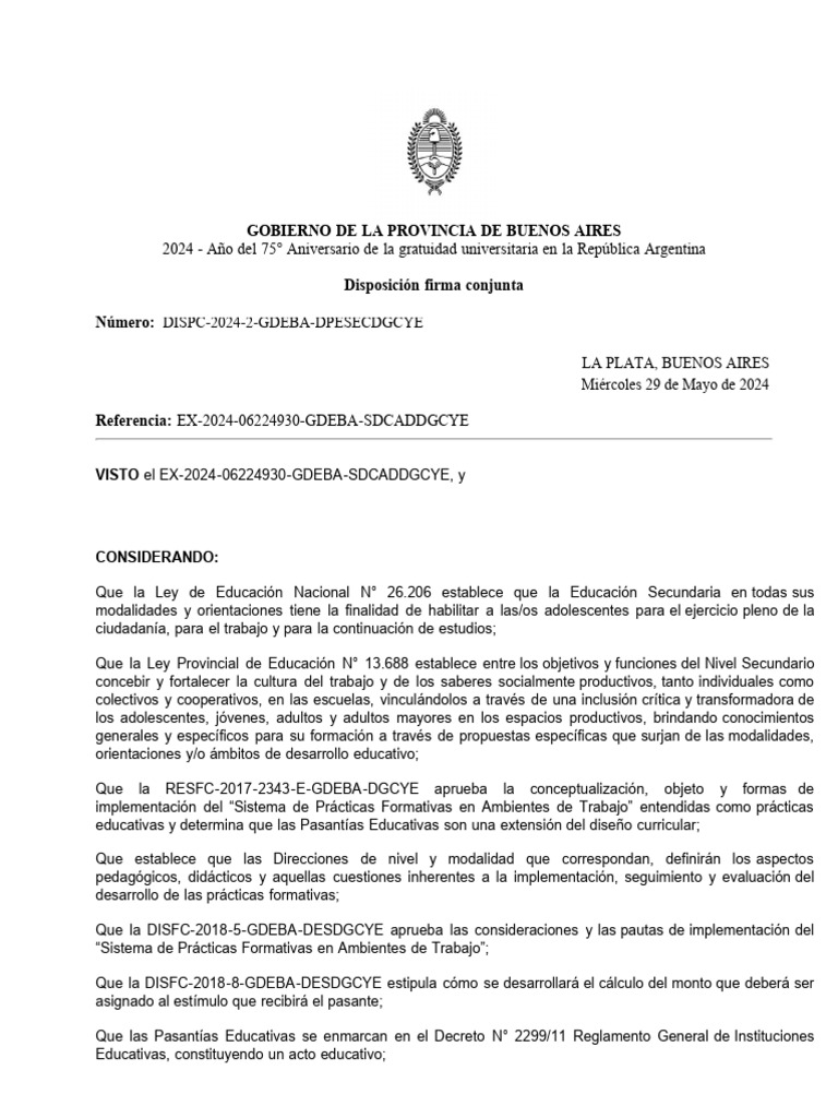 Dispc 2024 2 Gdeba Dpesecdgcye | Descargar gratis PDF | Educación ... Dispc 2024 2 Gdeba Dpesecdgcye | Descargar gratis PDF | Educación ...