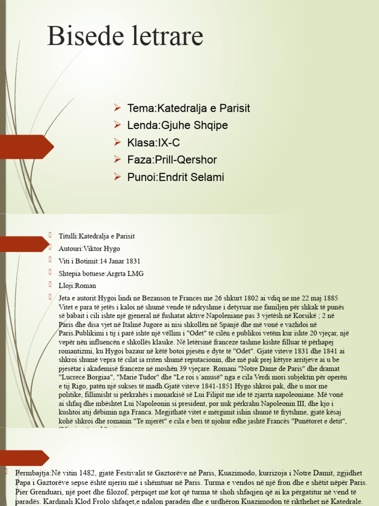 Bisede Letrare | PDF