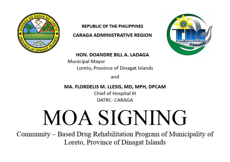 Moa Signing Tarp | PDF | Politics | Science & Mathematics