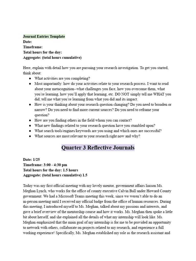 q3 q4 Reflective Journals - Katina Mo PD 6 | PDF | Data Analysis | Data