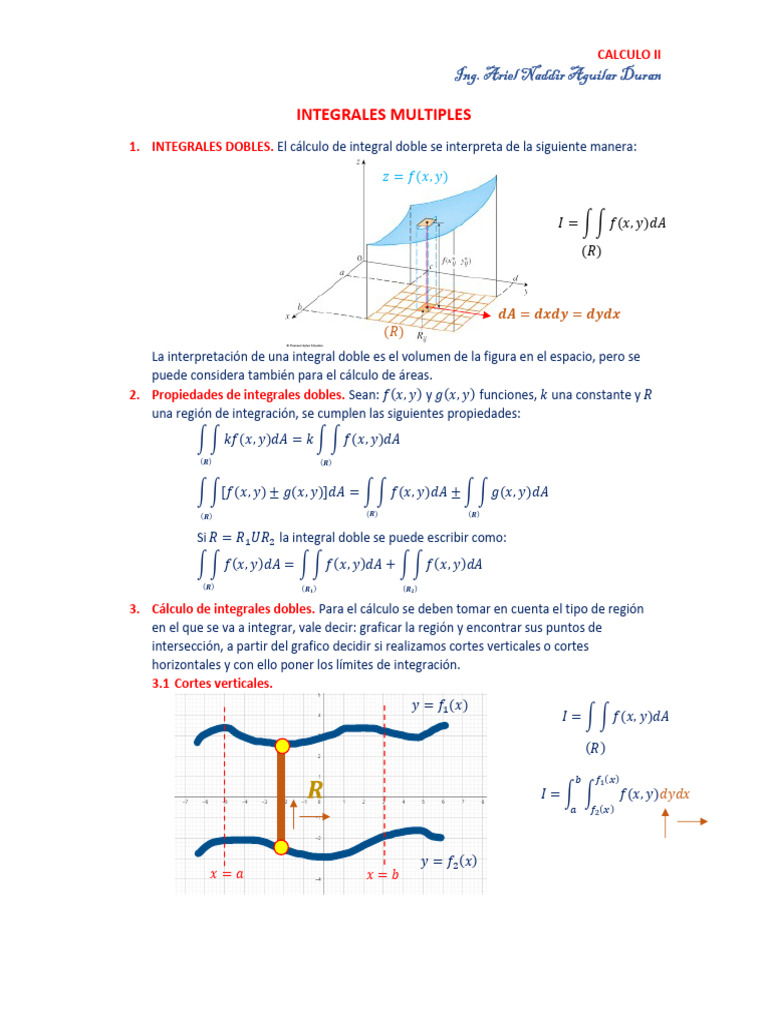 7 Integrales Multiples v4 | PDF | Integral | Análisis matemático
