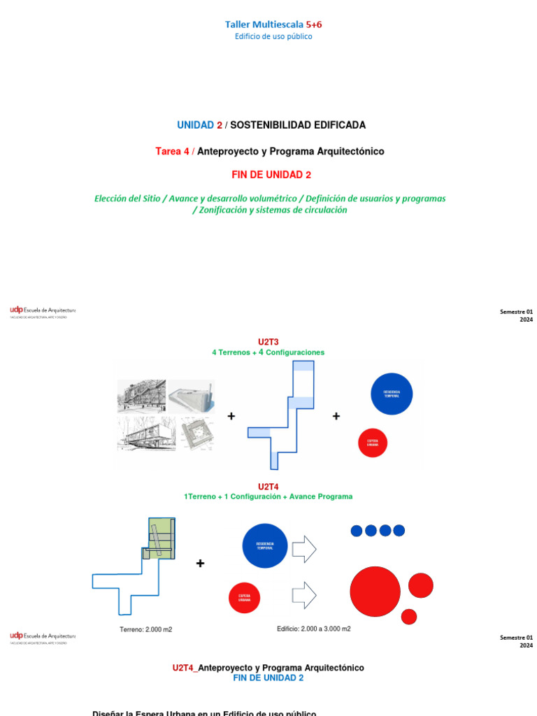 U2T4 - Anteproyecto y Programa Arquitectonico | PDF | edificio