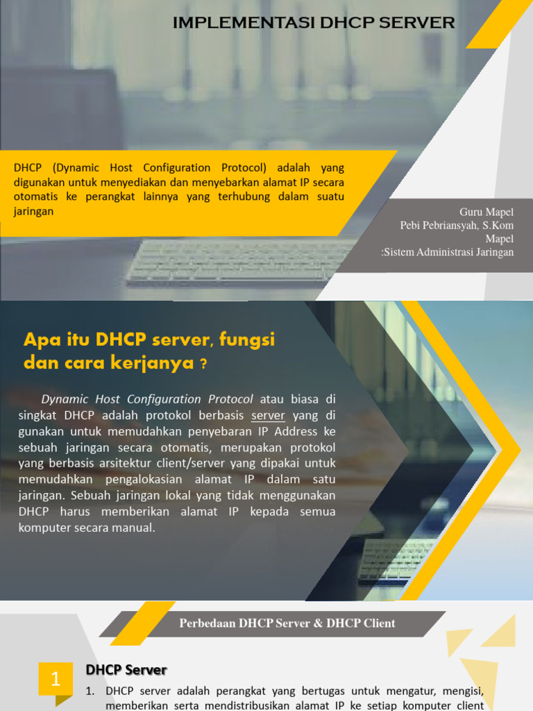 Presentation DHCP Server | PDF