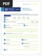 NSW Legal Aid Application Form | PDF | Legal Aid | Plea