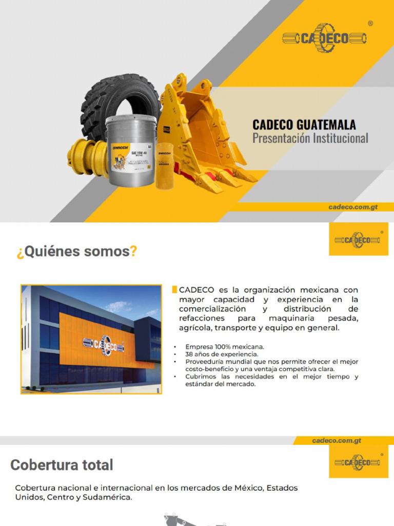 Presentacion INSTITUCIONAL CADECO GUATEMALA 2023 IMG 01 | PDF