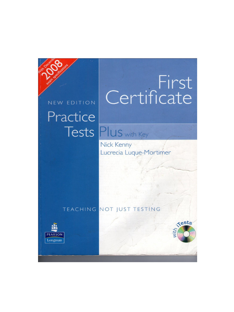 FCE Plus Practice Tests | PDF