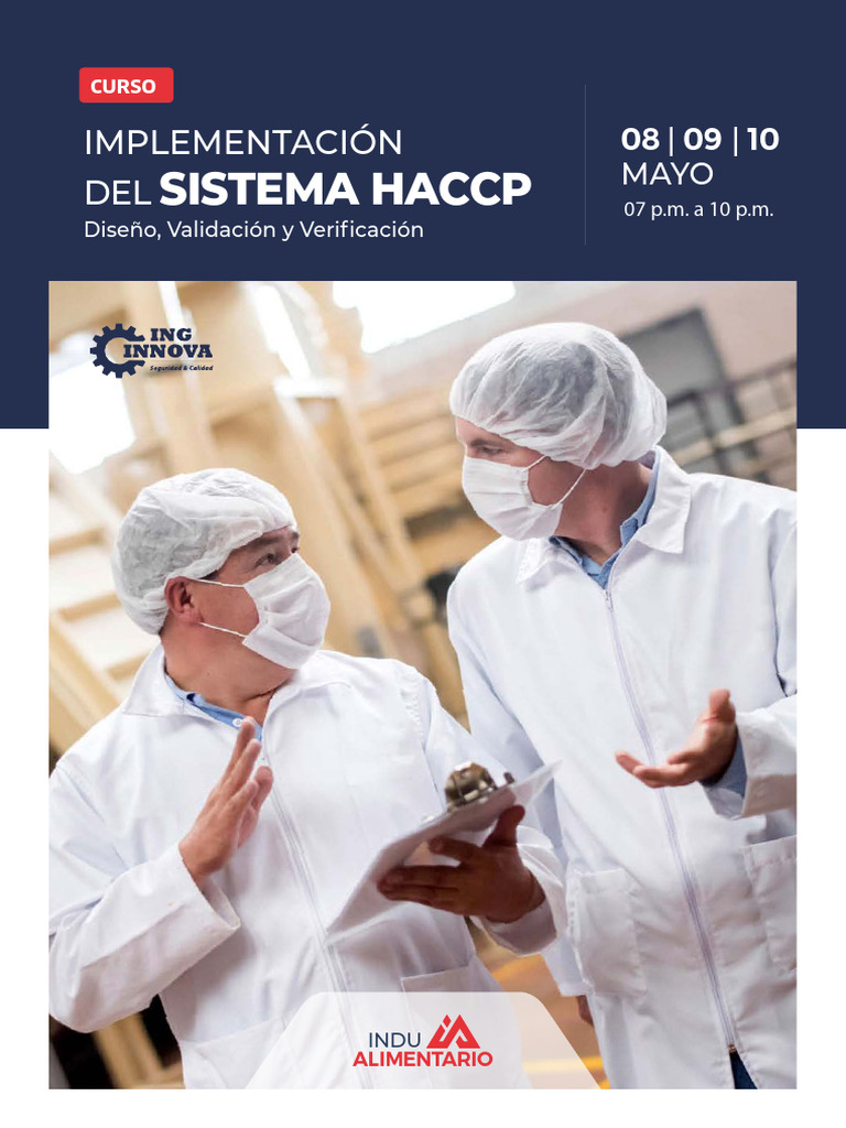 Brochure Haccp | PDF | Análisis de Riesgo y Puntos Críticos de Control ...