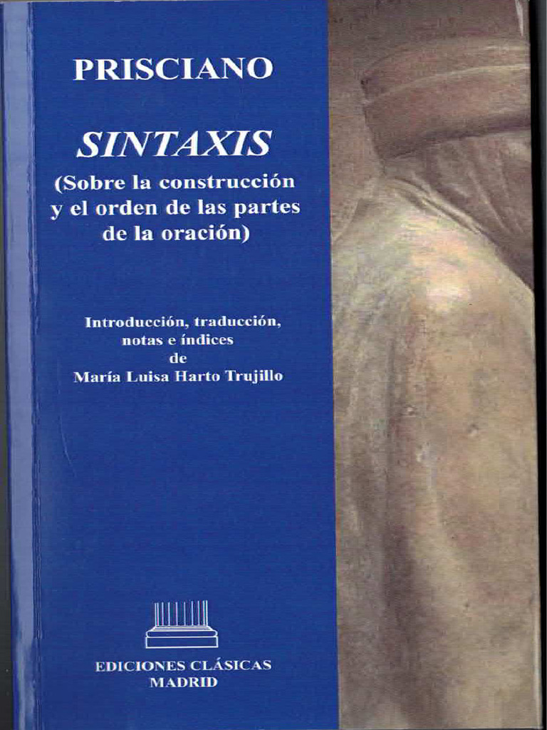 Prisciano Sintaxis Introduccion Traducci | PDF