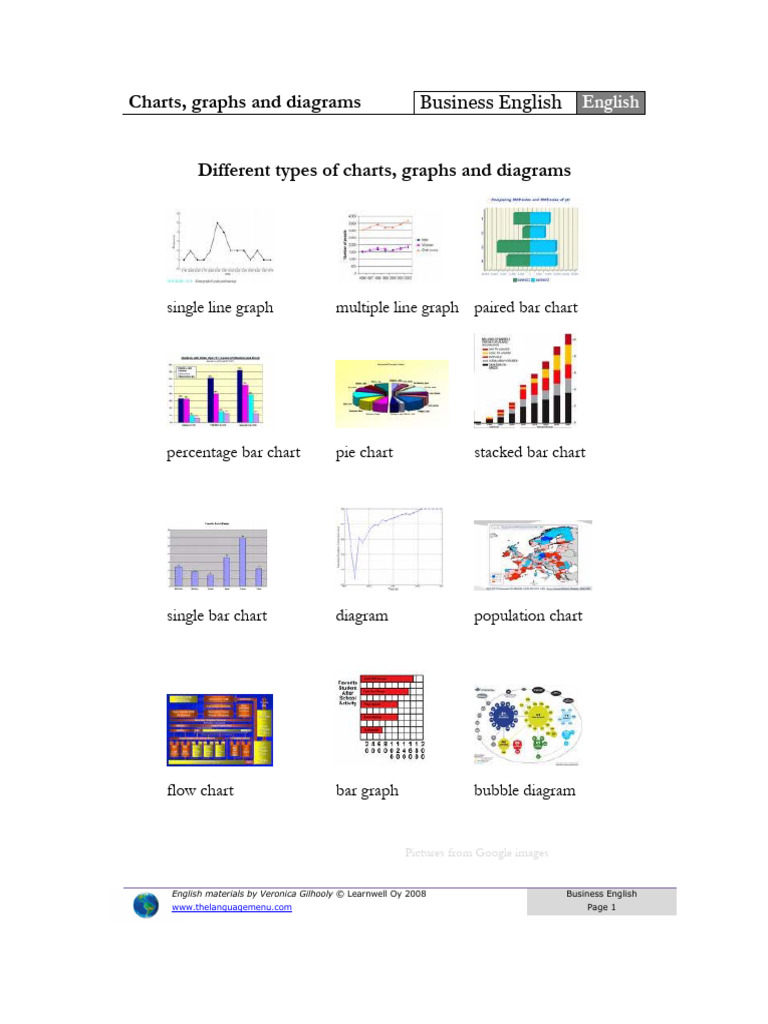 Types of Charts and Graphs Explained | PDF | Verb | English Language