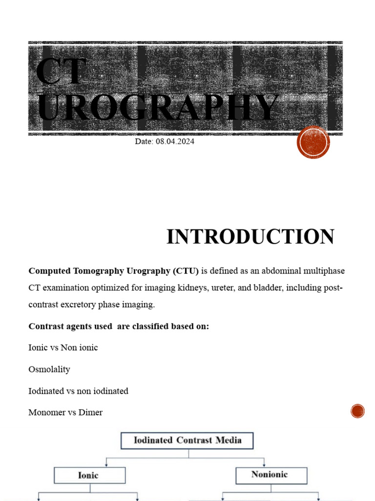CT Urography: Techniques & Protocols | PDF | Ct Scan | Kidney