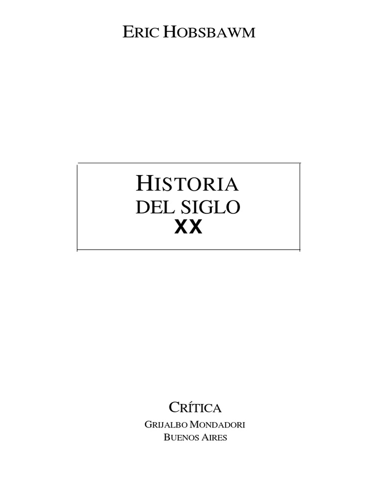 Eric Hobsbawm | PDF | Surrealismo | Vanguardia