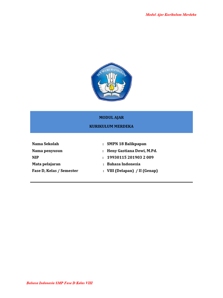 Modul Ajar BAB 4 | PDF