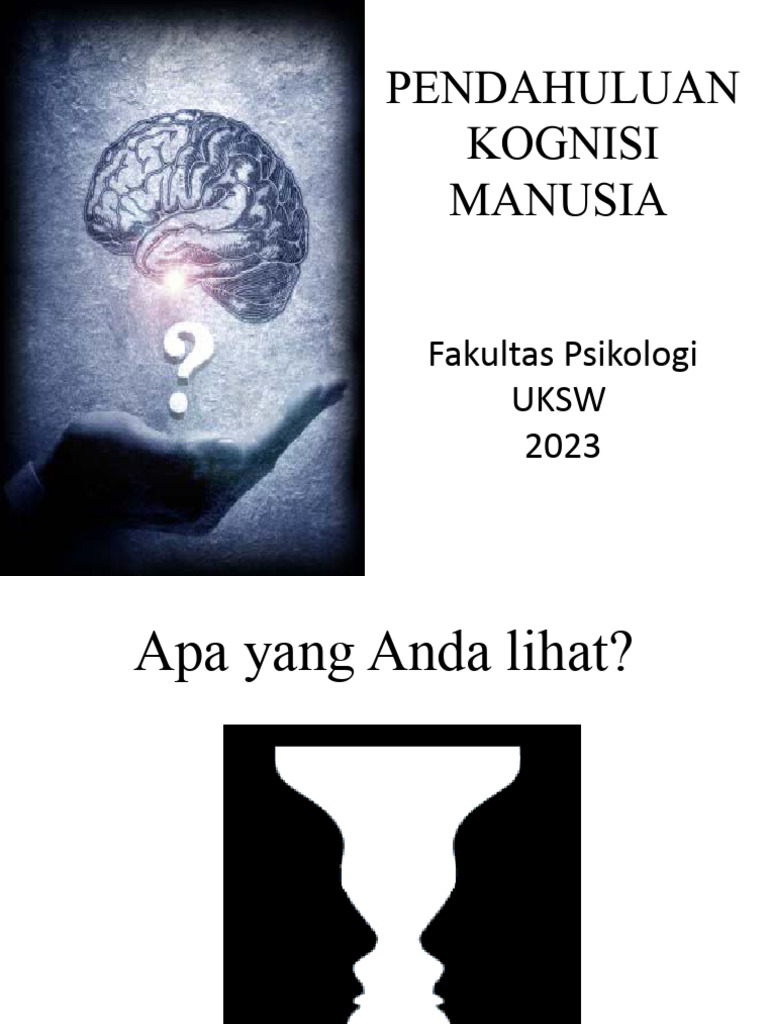 Psi. Kognitif 1 Pendahuluan Kognitif | PDF