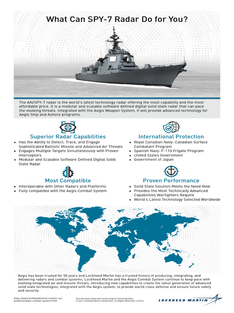 SPY-7 Radar Fact Sheet Jan2021 | PDF