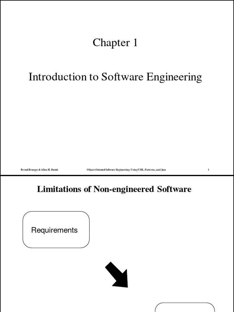1 Ch1 Introduction To Swe Pdf Object Oriented Programming Class Computer Programming 5115