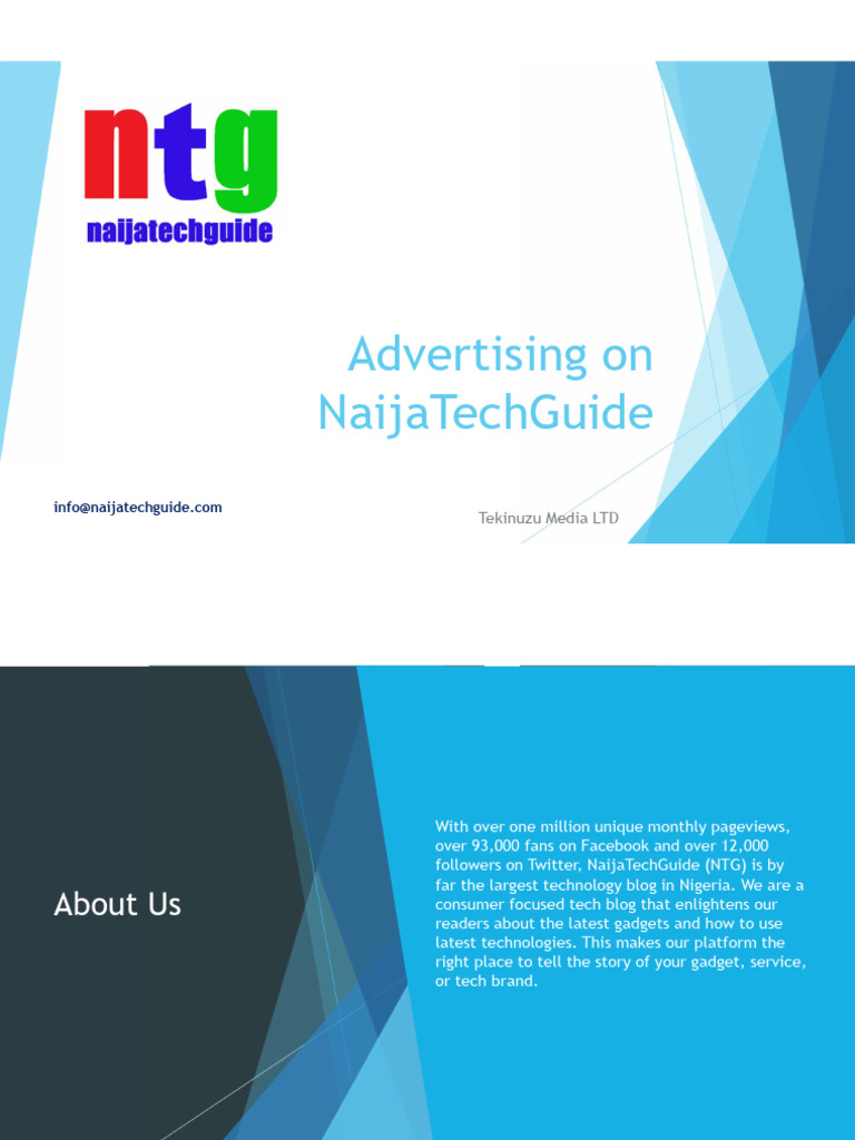 Rate Card NaijaTechGuide | PDF | Brand | Web 2.0