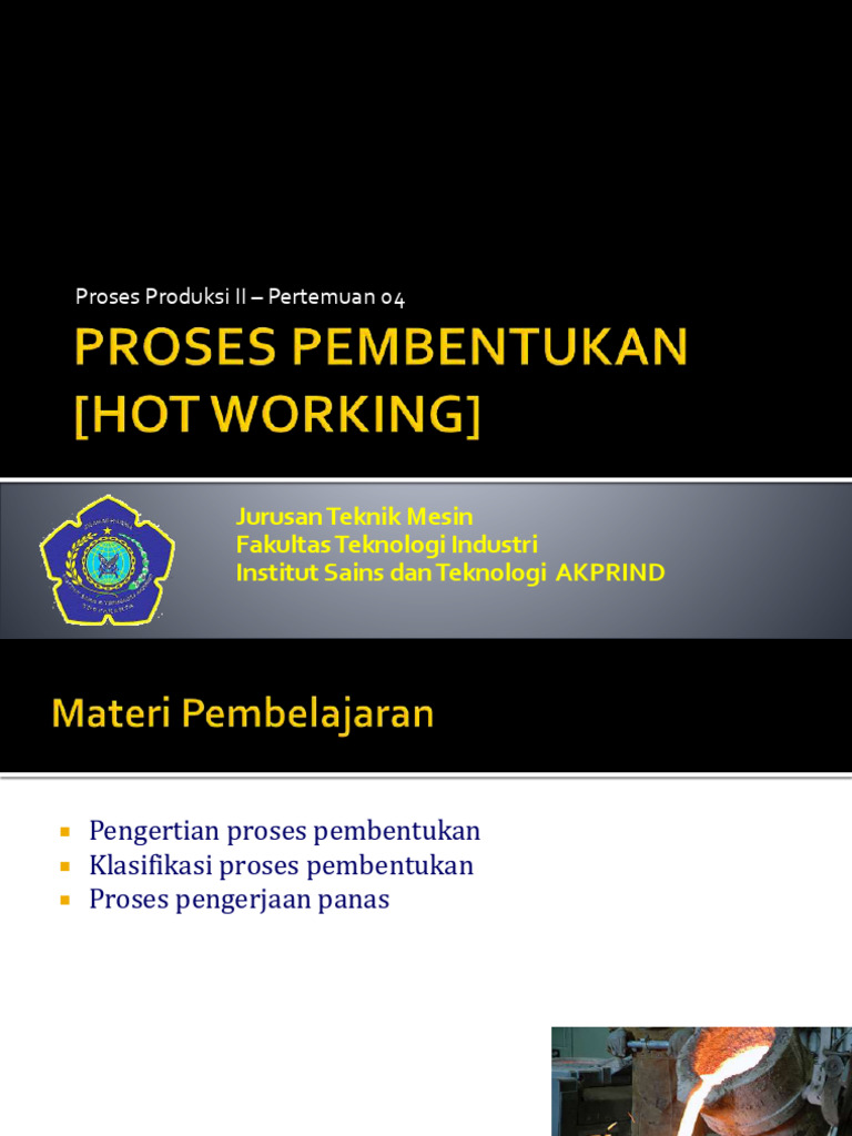 Proses Pembentukan | PDF | Teknologi & Rekayasa