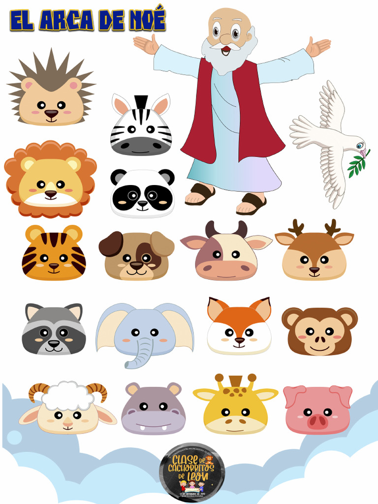 Plantilla el Arca de NOÉ_ Niños Grandes | PDF