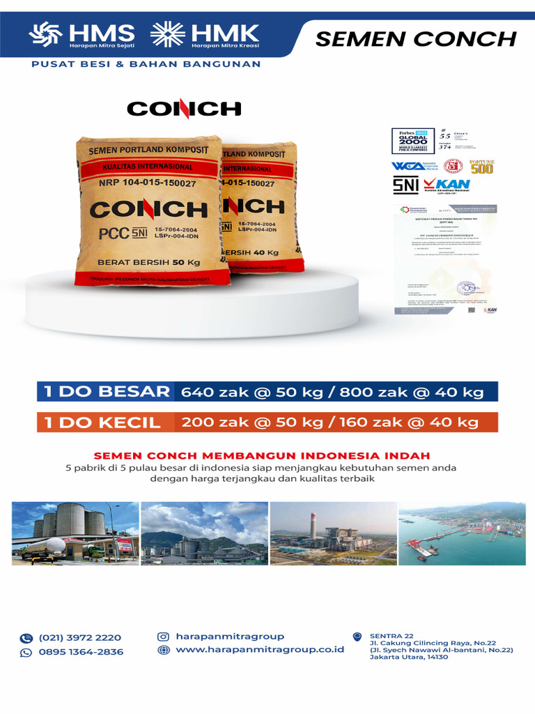 Semen Conch PCC SNI_compressed | PDF
