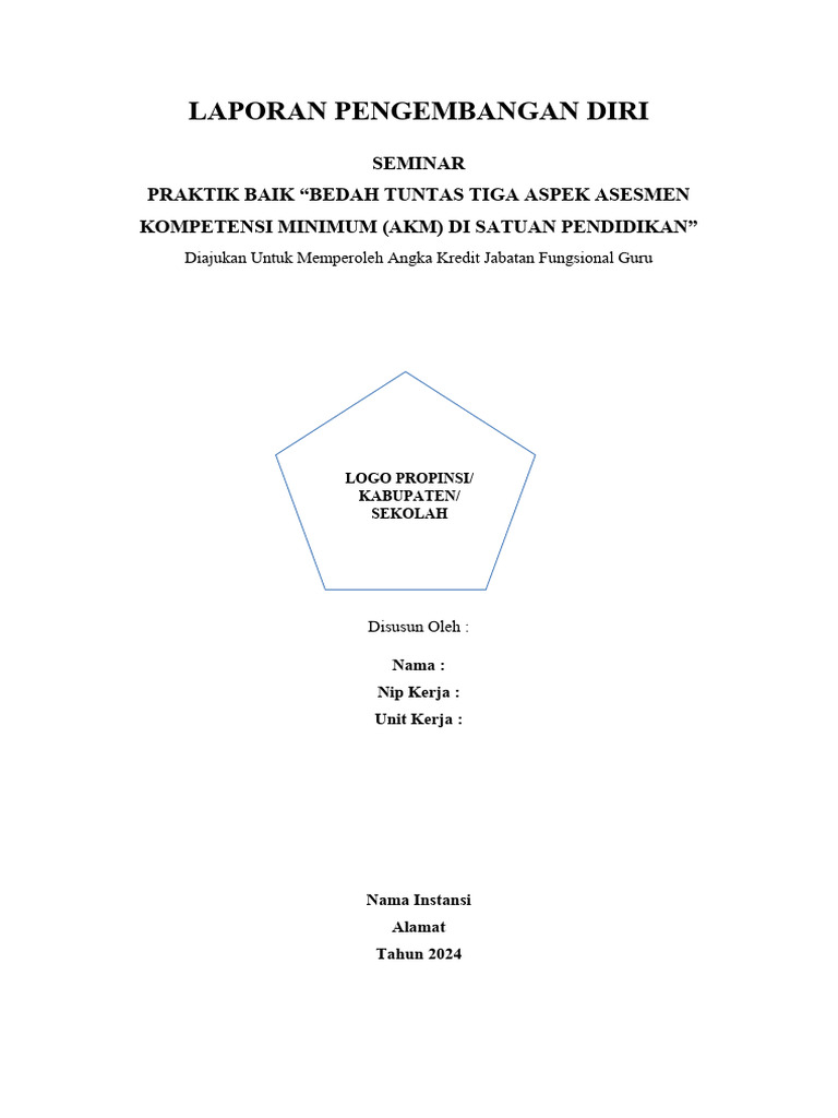 (DOWNLOAD) Laporan Pengembangan Diri Seminar Praktik Baik - Bedah ... (DOWNLOAD) Laporan Pengembangan Diri Seminar Praktik Baik - Bedah ...