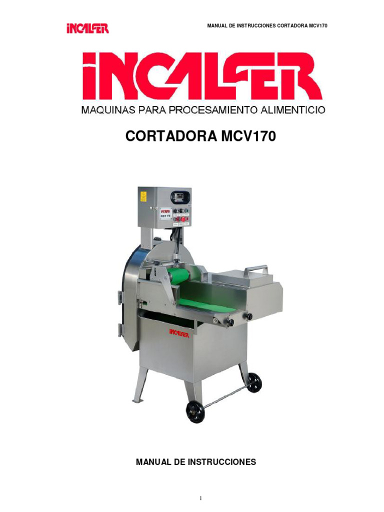 Manual MCV 170 | PDF | Tornillo | Engranaje