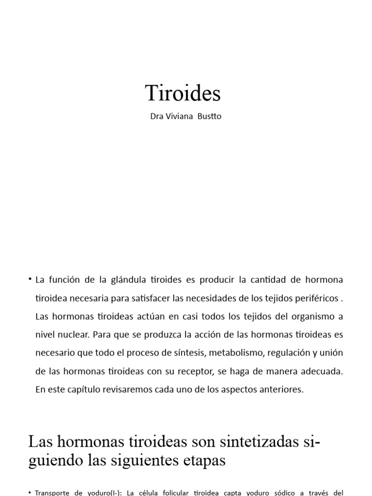 Tiro Ides | PDF | Hormona estimulante de la tiroides | Tiroides