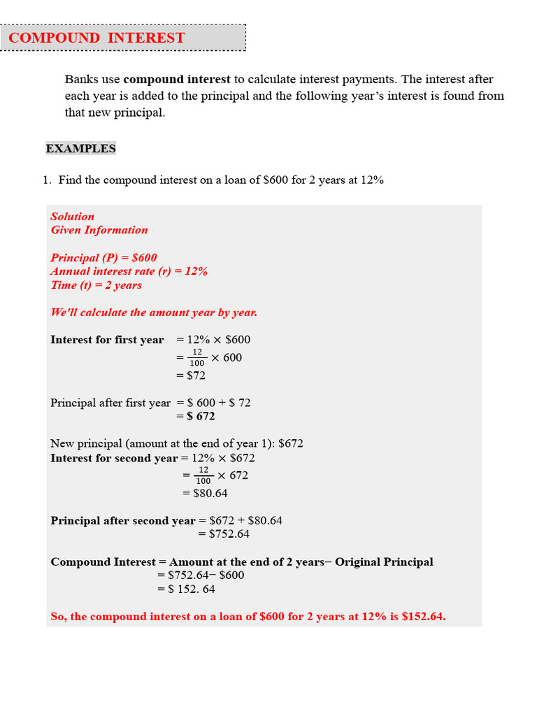 _Consumer Arithmetic PART 4 | PDF | Interest | Compound Interest