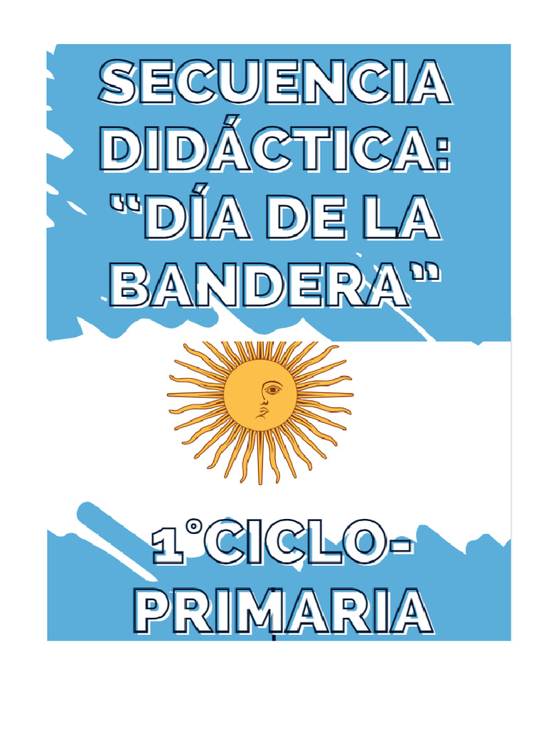 Secuencia Didáctica "Mi Bandera" 1°ciclo | PDF