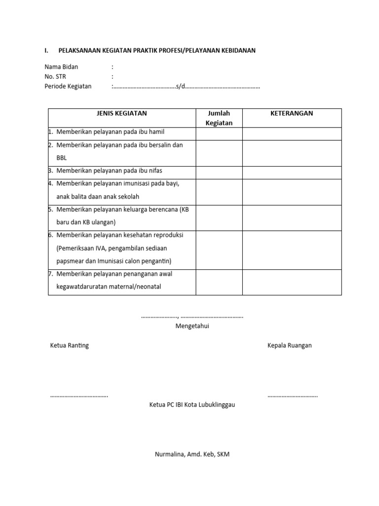 Format SKP (LOGBOOK) | PDF | Karier & Perkembangan | Seni