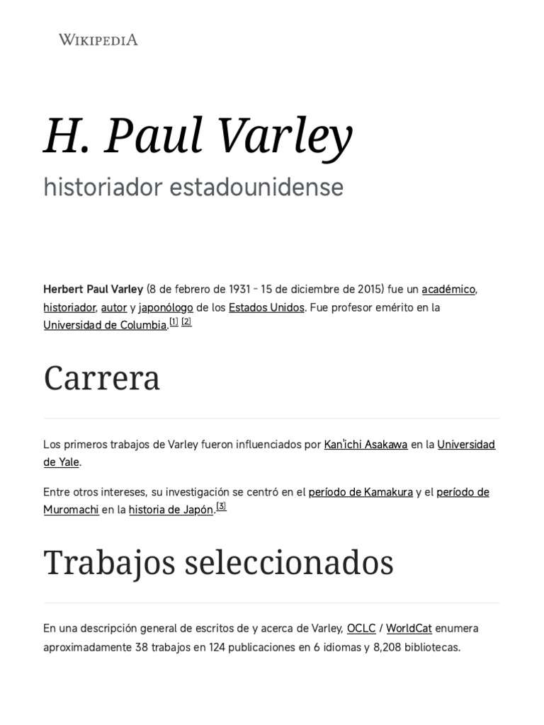H. Paul Varley | PDF | Licencia Creative Commons | Creative Commons