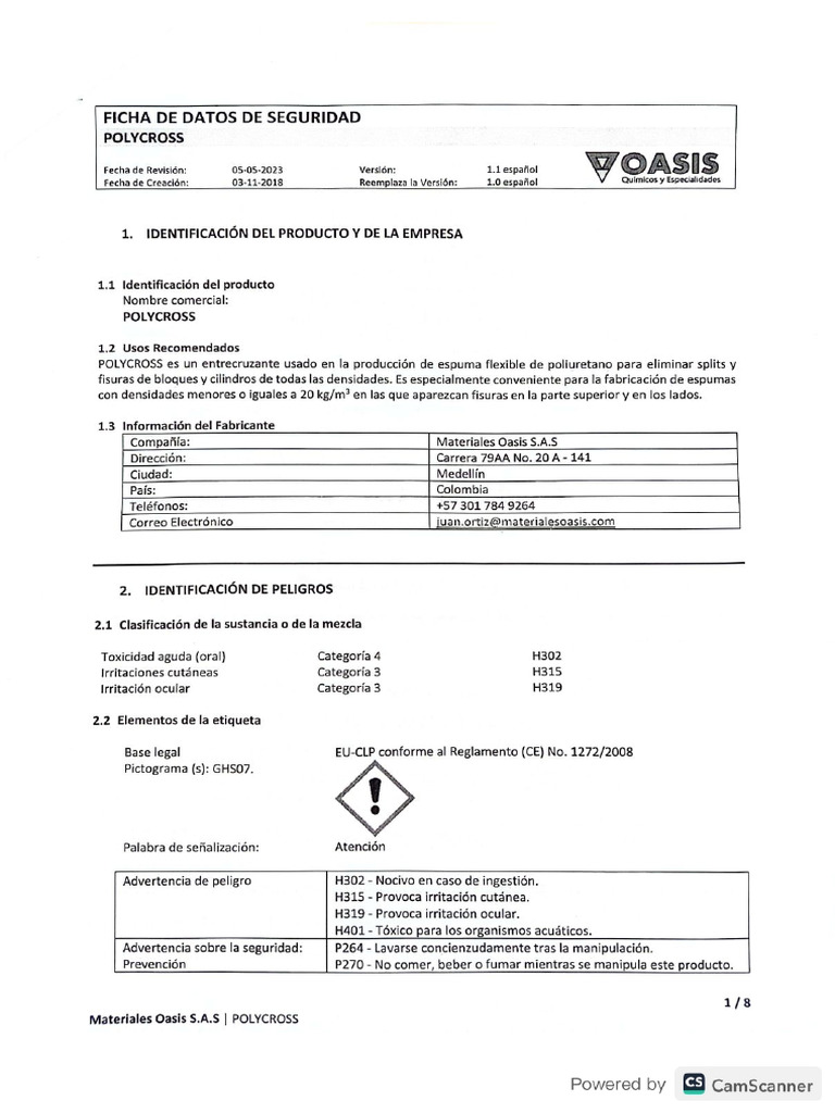 FDS Polycross (Ortegol) | PDF