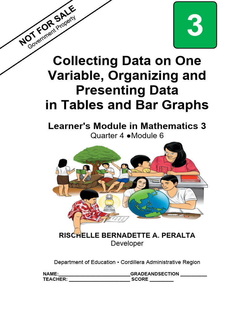 Math3 Q4mod6 CollectingOrganizingPresenting Data in Tables and Bar ...