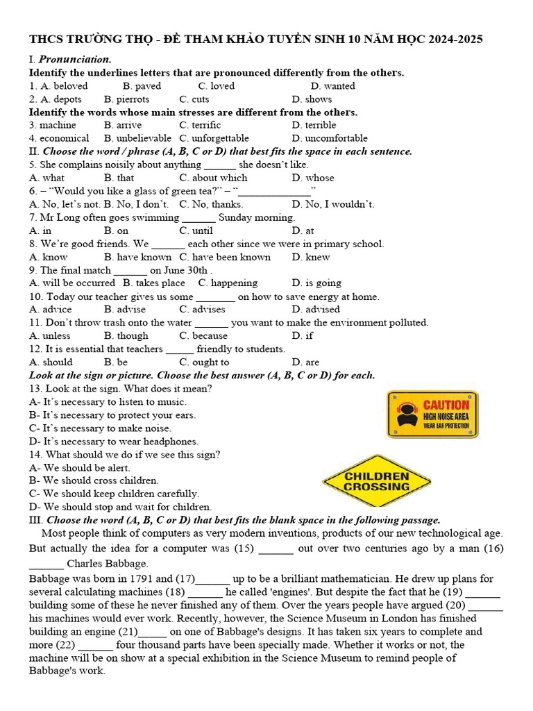 TT Thi TH 02 | PDF | Forests