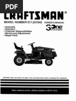 23302-Craftsman GT18 Garden Tractor 917.255917 | PDF | Tractor | Belt ...