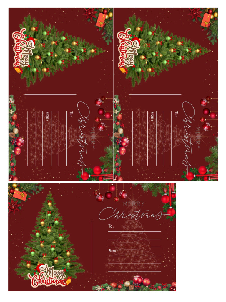 Thiệp Christmas | PDF