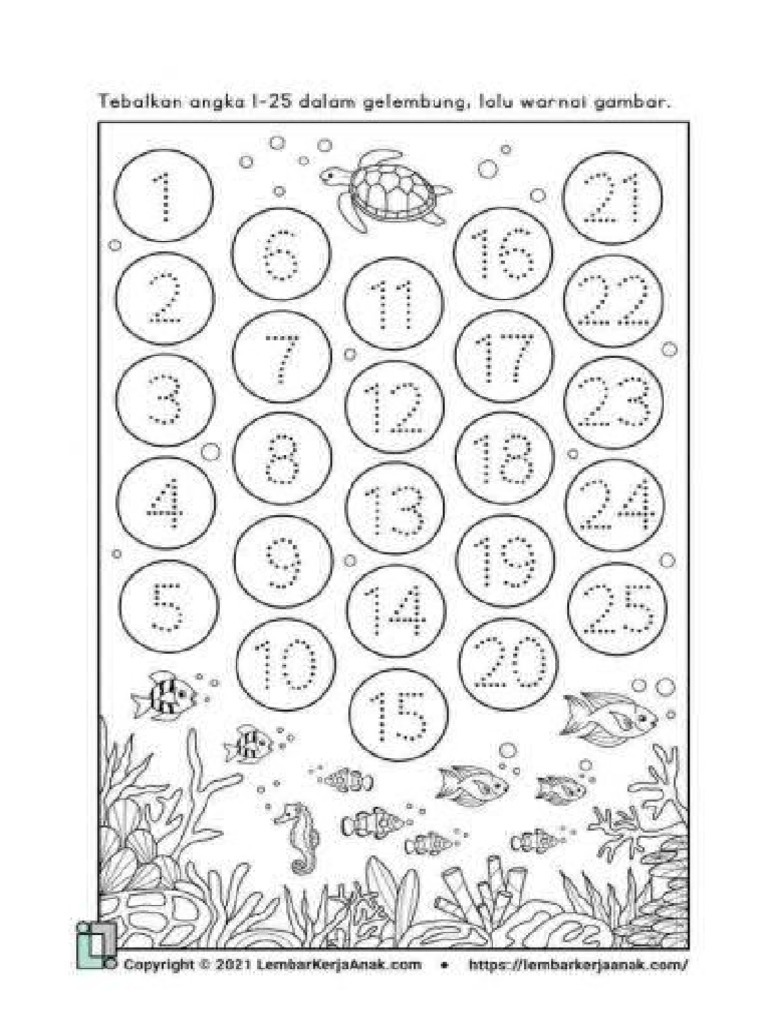 gambar menebali angka | PDF