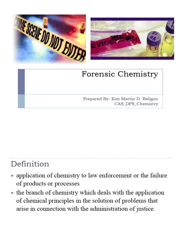 Forensic Chemistry: Evidence Collection & Analysis | PDF | Witness ...