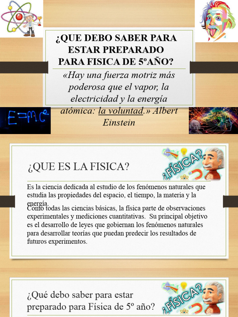 Guia FISICA 5 | PDF | Variable (Matemáticas) | Ecuaciones