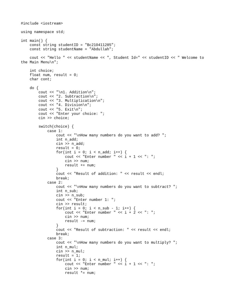 CS201 Solution Code | Download Free PDF | Computer Programming | Programming Paradigms