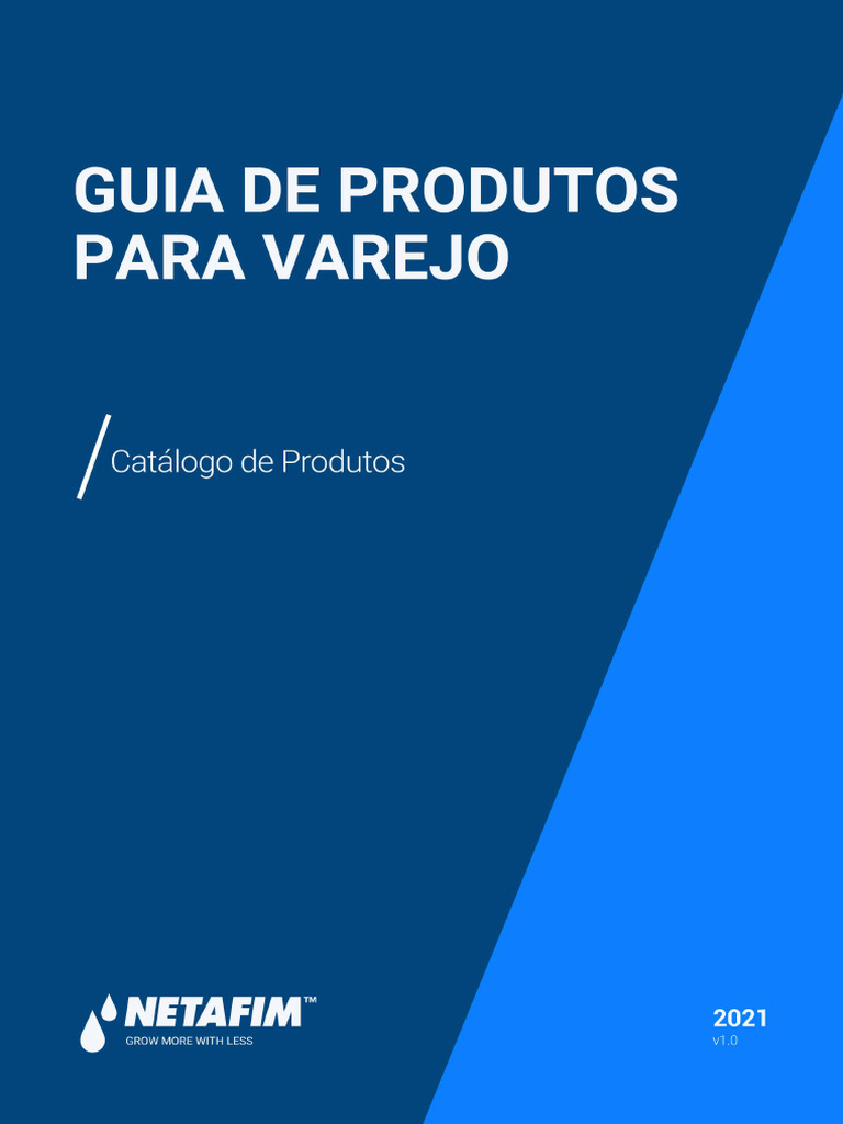 Guia Completo de Produtos Netafim Varejo | PDF